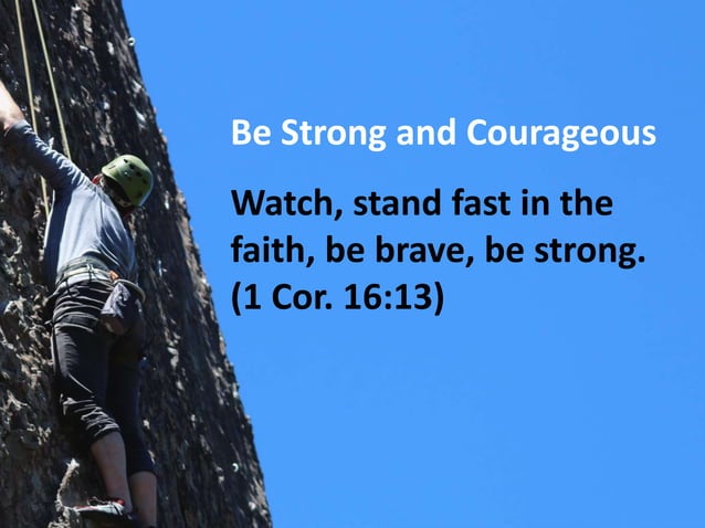 Courageous Prayer and Action | PPT