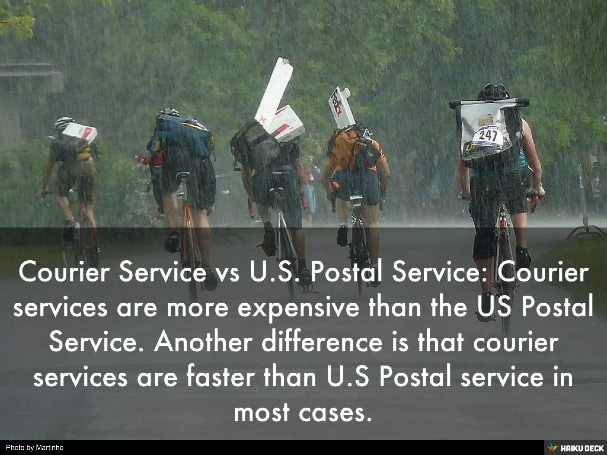 Courier services definition, history and types | PDF