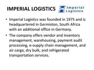 Courier And Logistics | PPTX