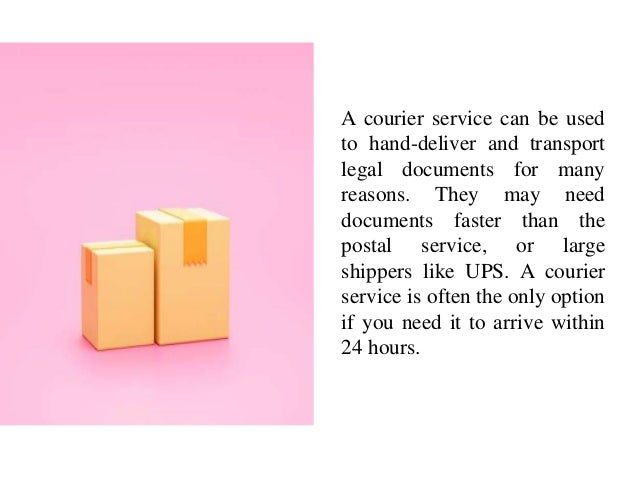 Courier Hand-Delivery Service For Legal Documents.pptx
