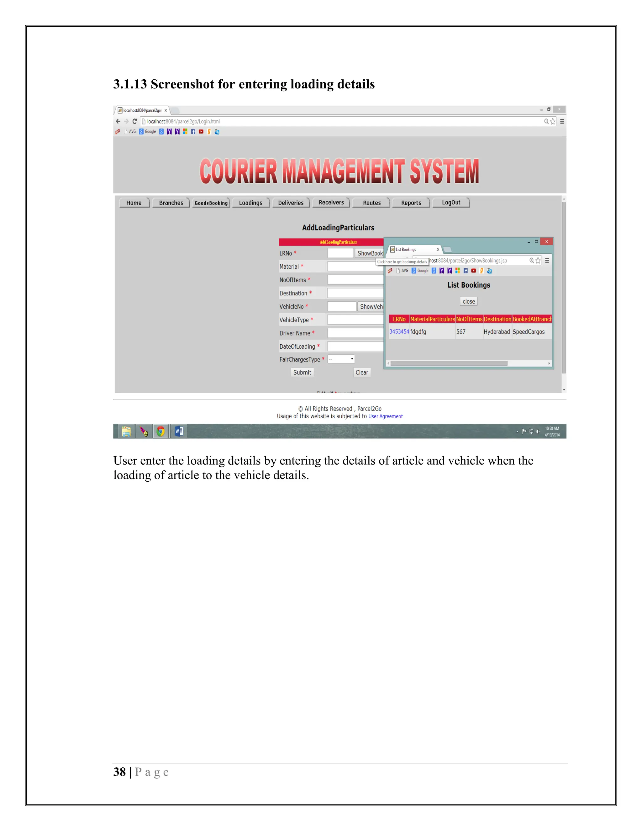 Courier management system project report.pdf