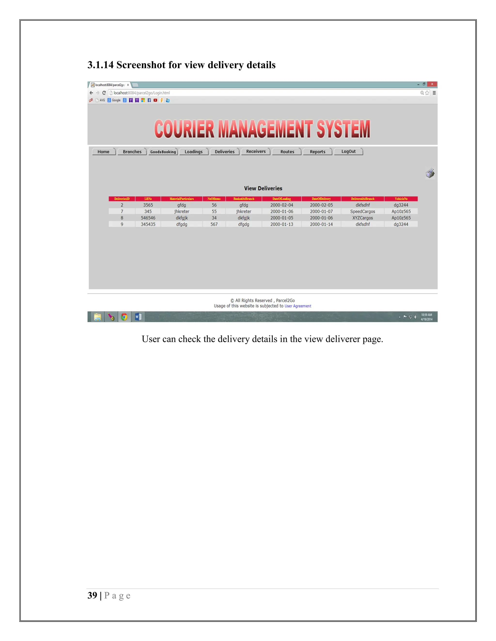 Courier management system project report.pdf