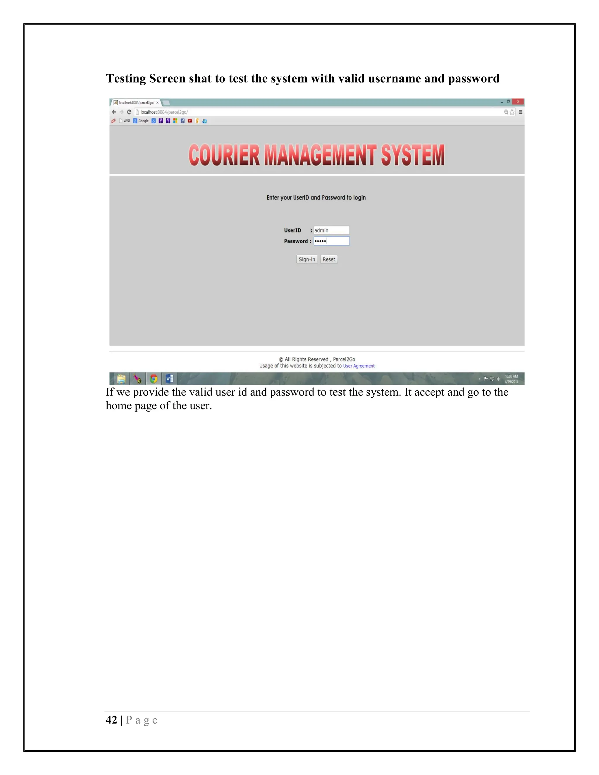Courier management system project report.pdf