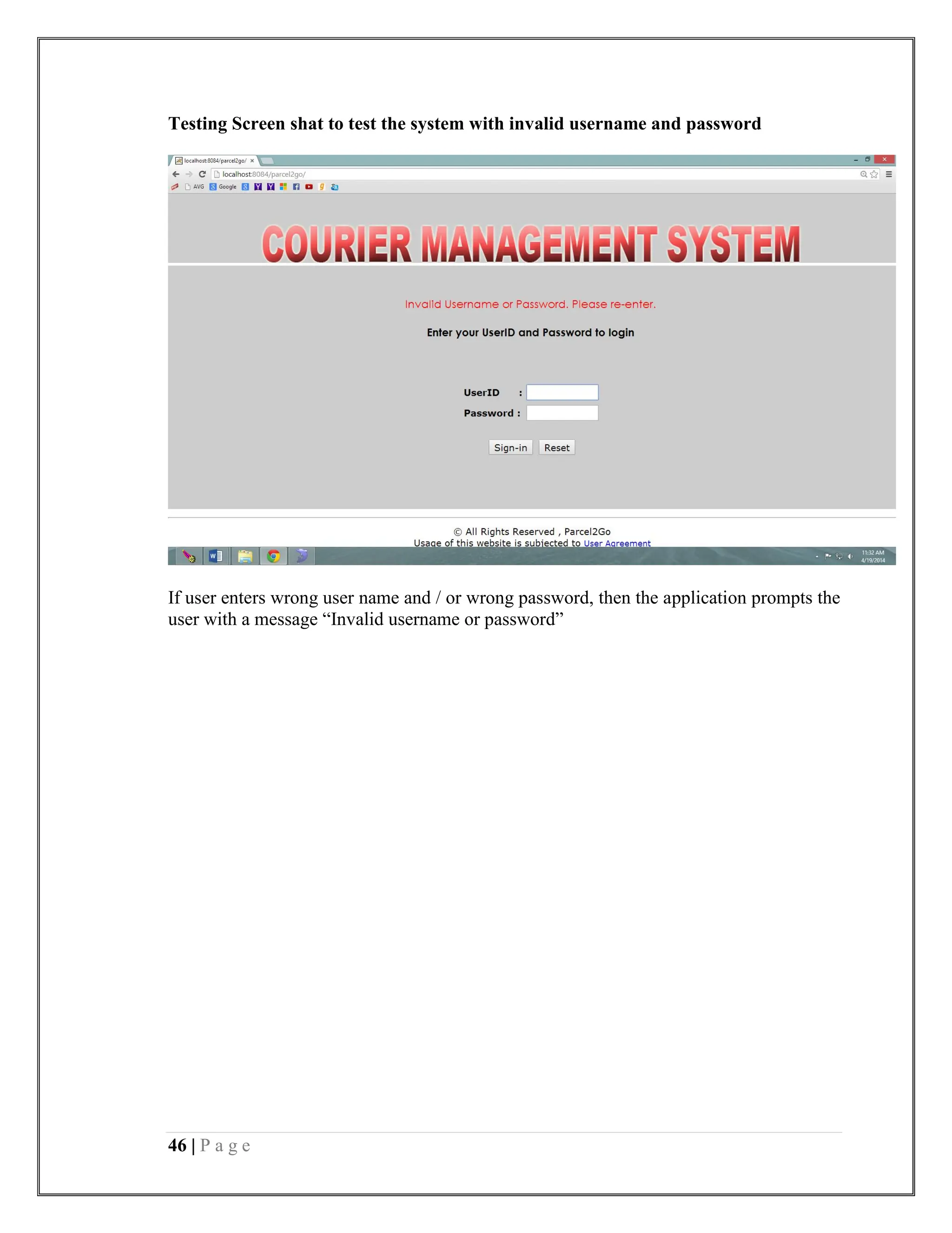 Courier management system project report.pdf | Logistics and Transportation Industry | Industries
