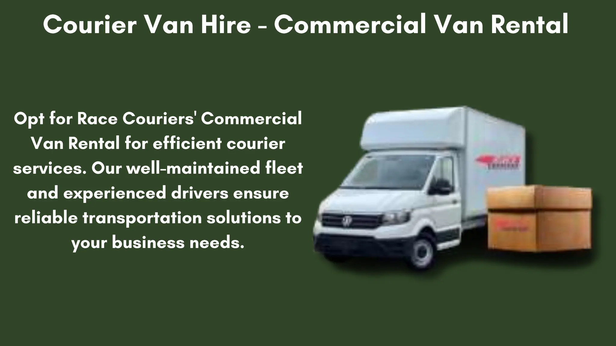 Courier Van Hire - Commercial Van Rental | PPT