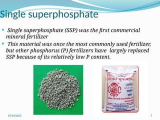 Cours - Phosphatic Fertilizers Fabrication (SSP & TSP).pptx