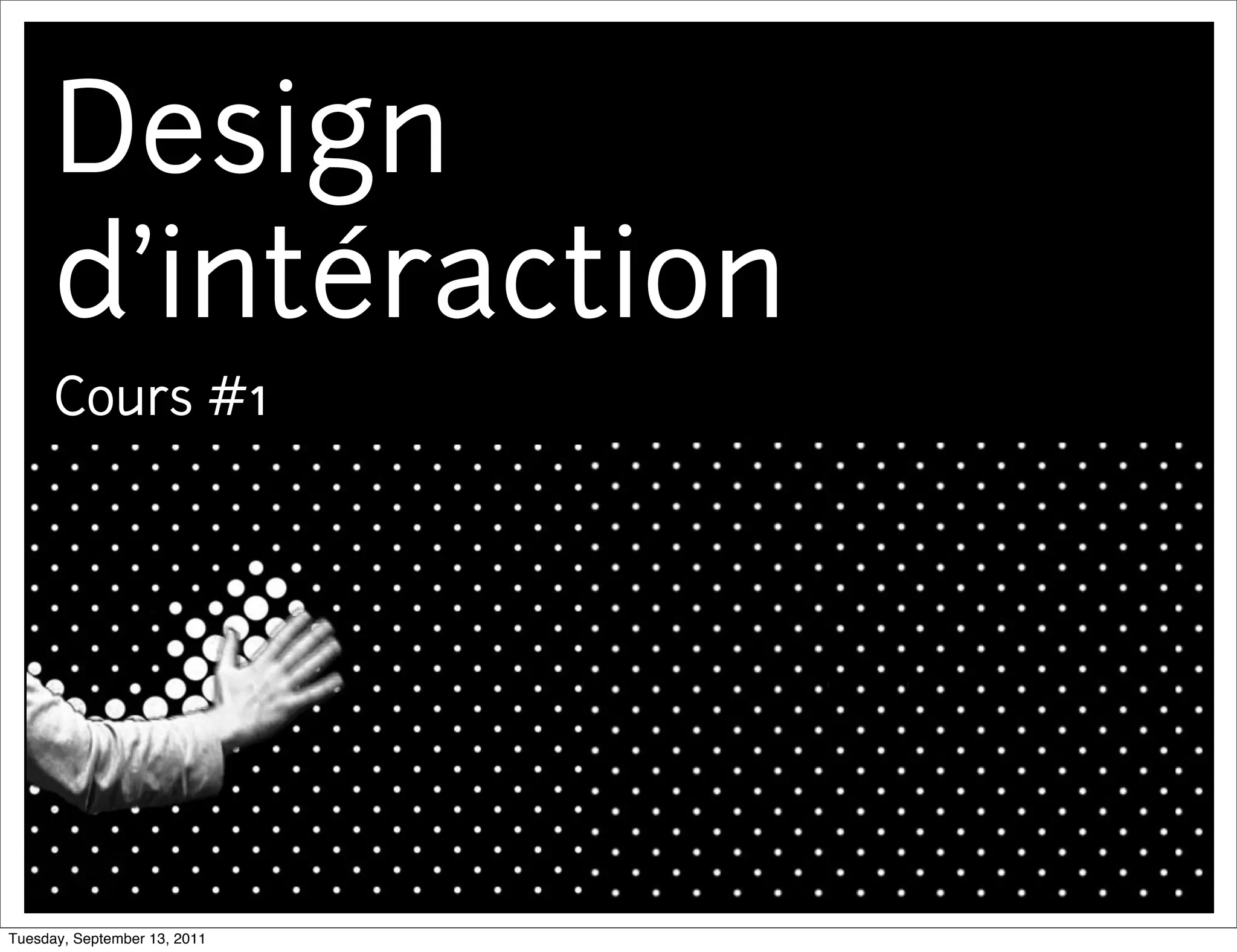 Cours1 design d'interaction_csv | PPT