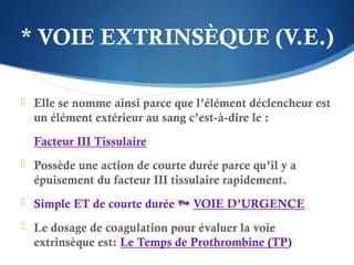 Cours 3 hémostase-H2024-2025 bio medical.pptx