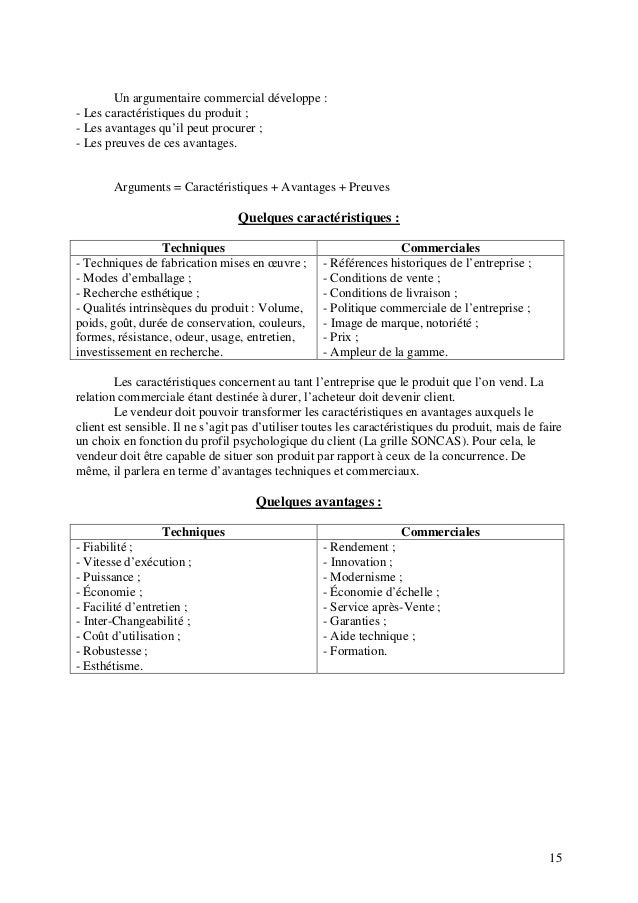 Cours action commerciale