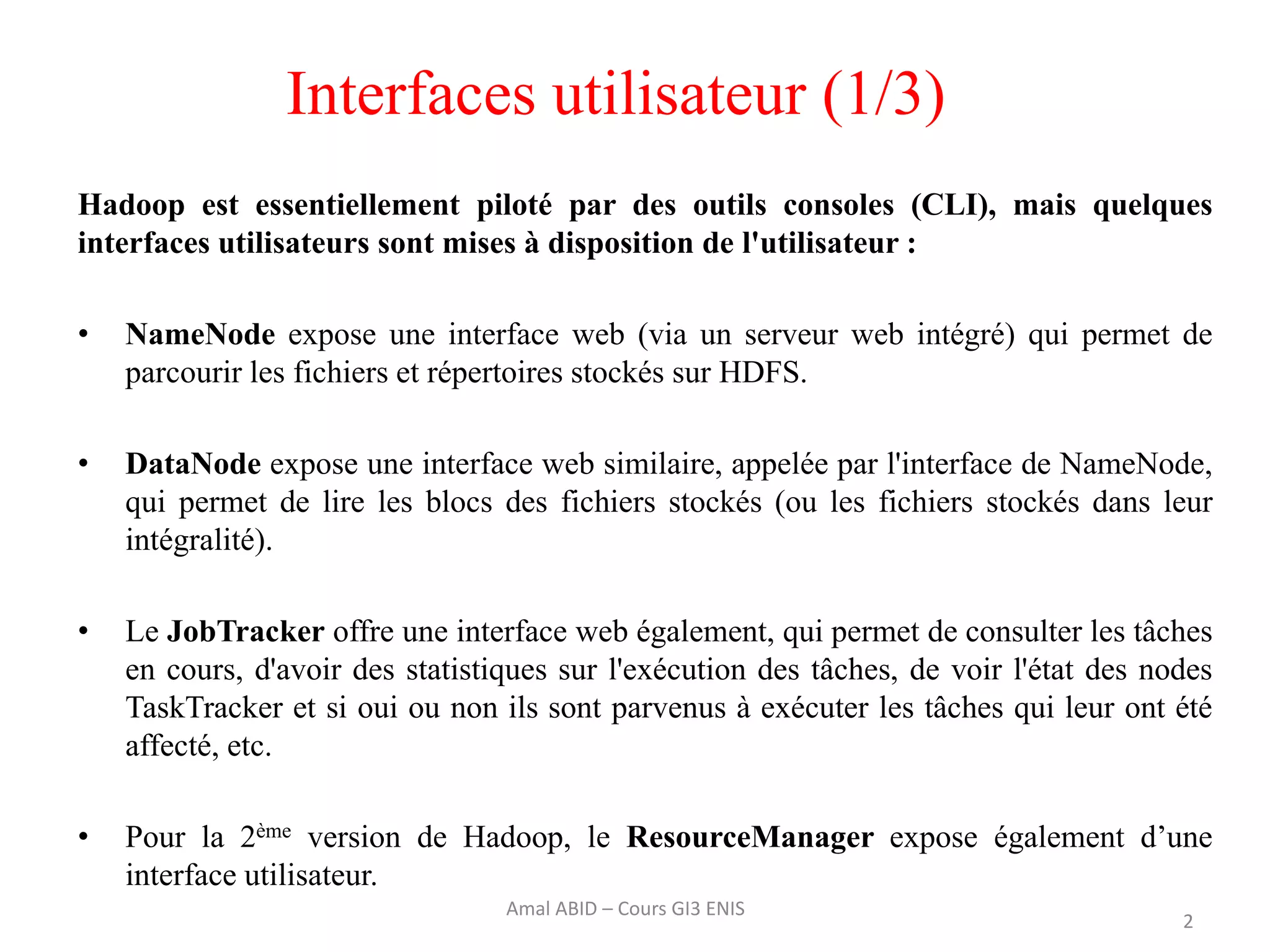 Cours Big Data Chap3 | PPT