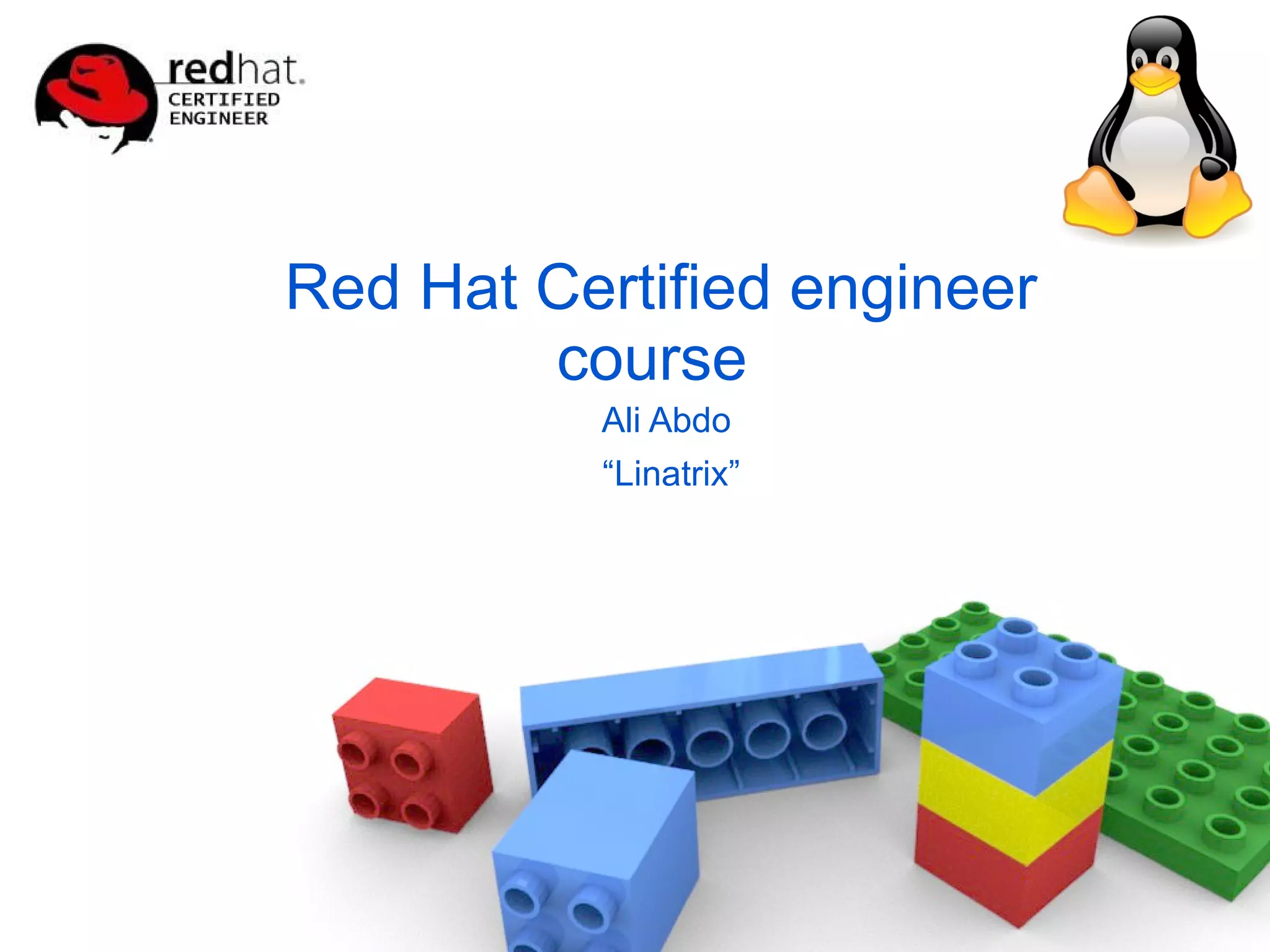 Red Hat Certified engineer course | PPT