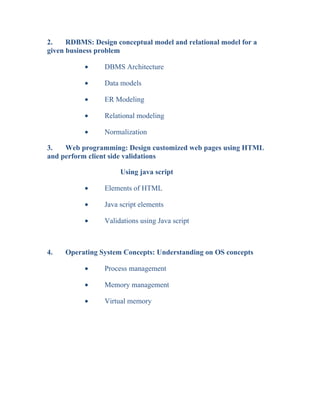 Course | PDF | Databases | Computer Software and Applications