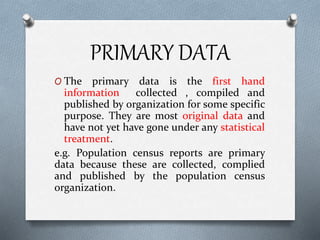 Data Collection in statistics(one topic) | PPTX