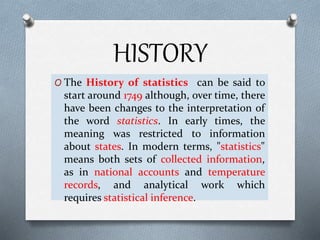 Data Collection in statistics(one topic) | PPTX