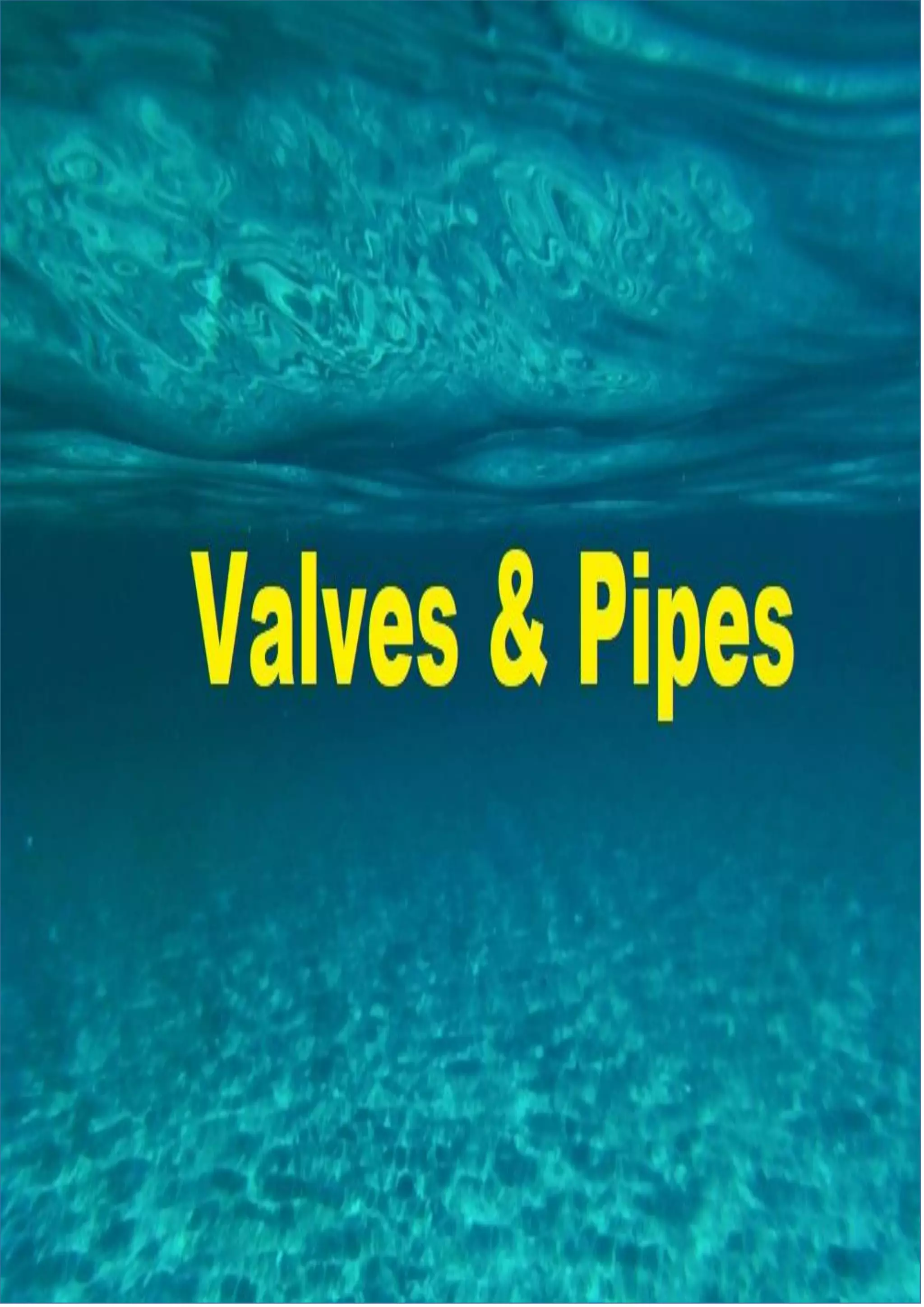Valves course | PDF