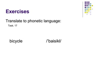 Course In Phonetics | PPT