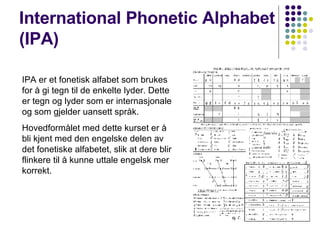 Course In Phonetics | PPT