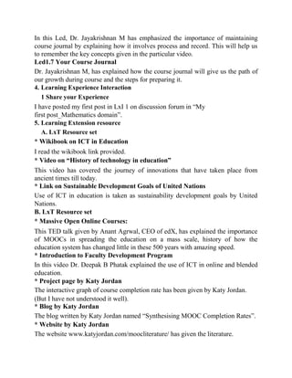 Course journal-week-1-4 | PDF