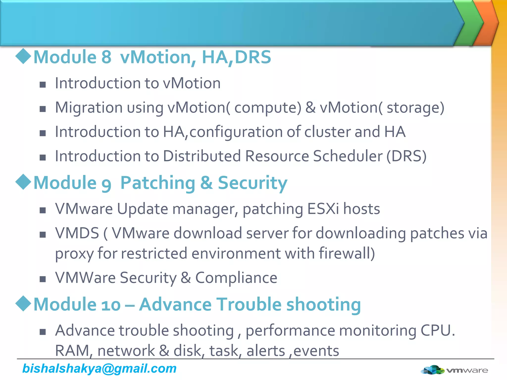 Virtualization Course Content Ppt