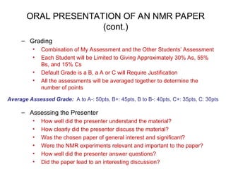 Nuclear Magnetic Resonance Spectroscopy (NMR) course-overview.ppt
