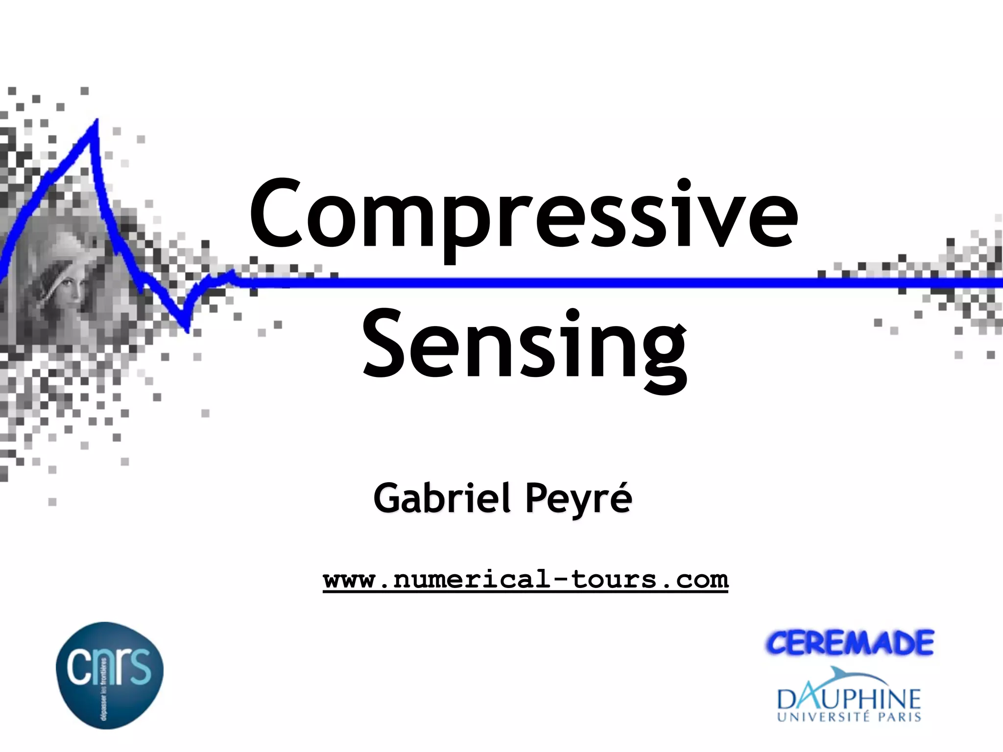 Signal Processing Course Compressed Sensing Pdf Web Development