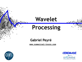 Signal Processing Course : Wavelets | PPT