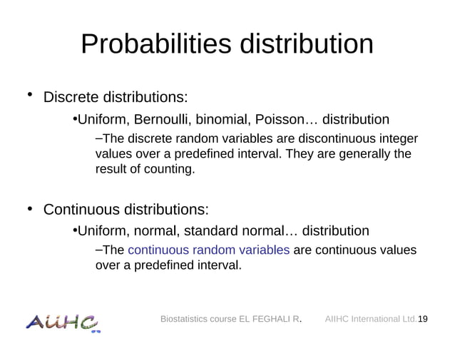 Introduction to Biostatistics | PPT