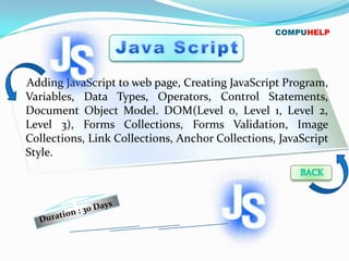 compuhelp courses information | PPT