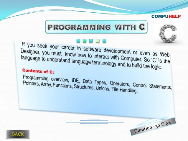 compuhelp courses information | PPT