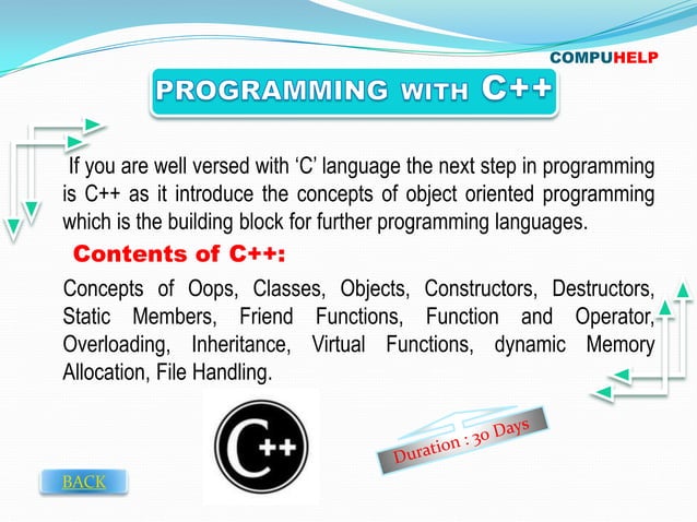 compuhelp courses information | PPTX