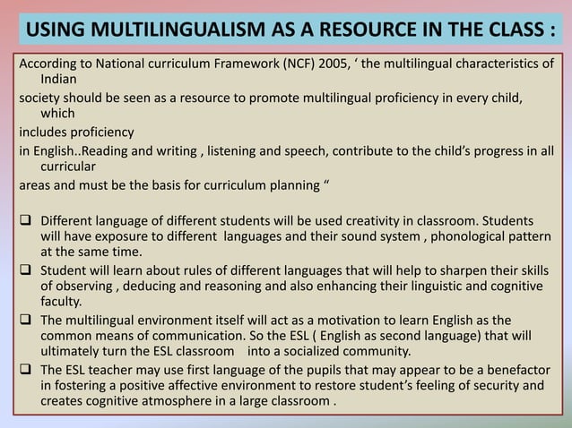 Multilingual | PPTX | Education