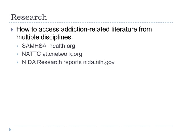 Models of Addiction | PPTX