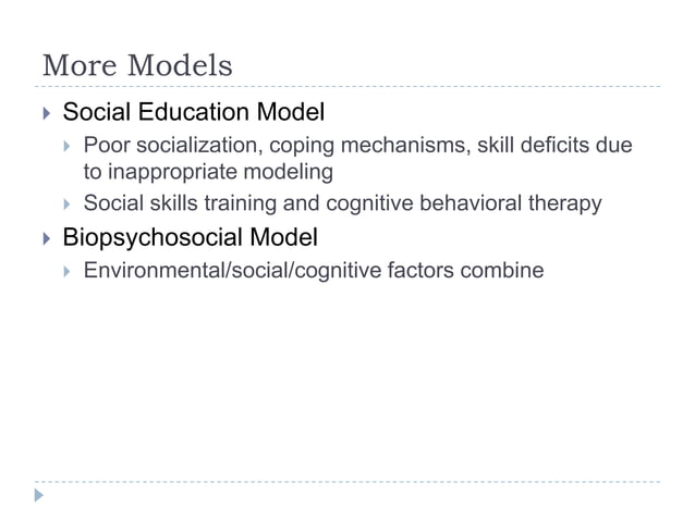 Models of Addiction | PPTX