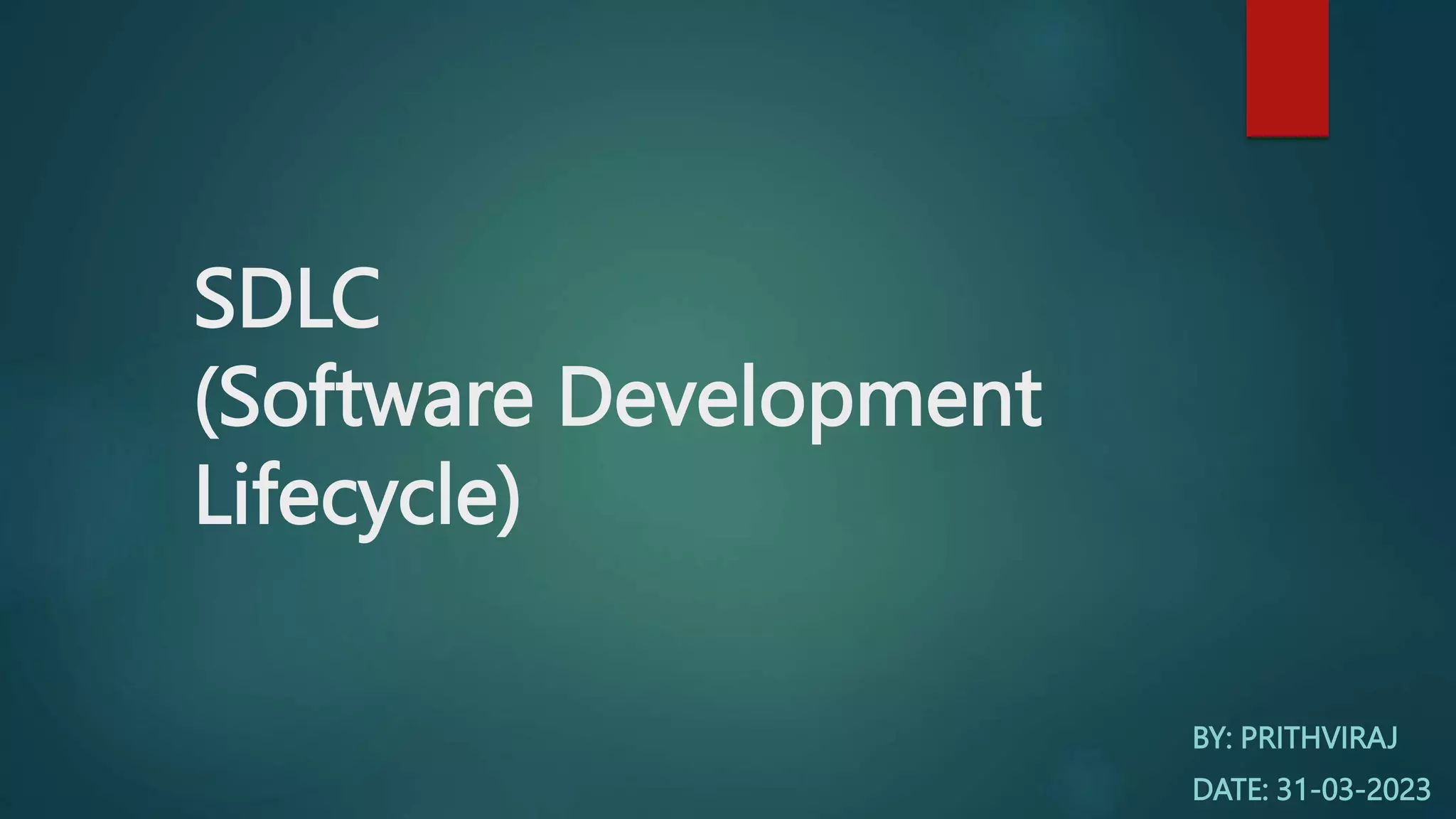 SDLC (Software development life Cycle) | PPTX SDLC (Software development life Cycle) | PPTX