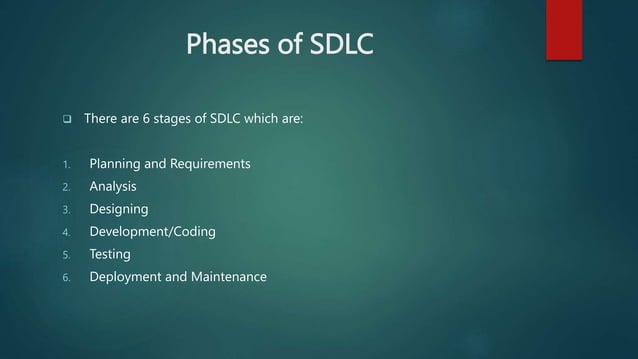 SDLC (Software development life Cycle) | PPTX | Operating Systems ...