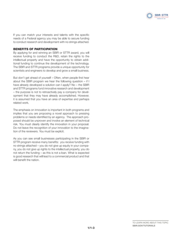 SBIR-STTR Programs Technology | PDF