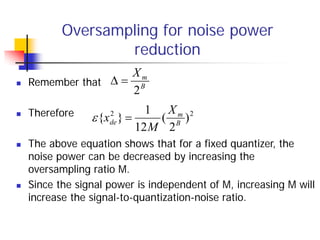Course 10 example application of random signals - oversampling and ...