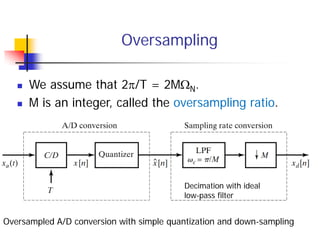 Course 10 example application of random signals - oversampling and ...