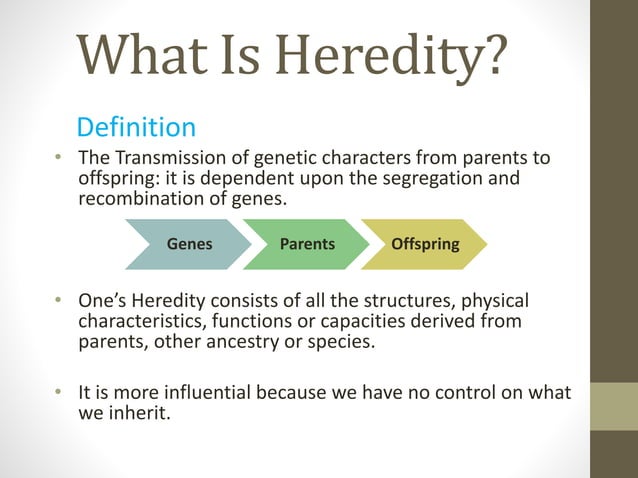 Social Heredity | PPT