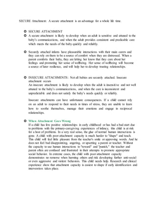B.Ed notes Course 1 attachment and bonding namrata | DOCX