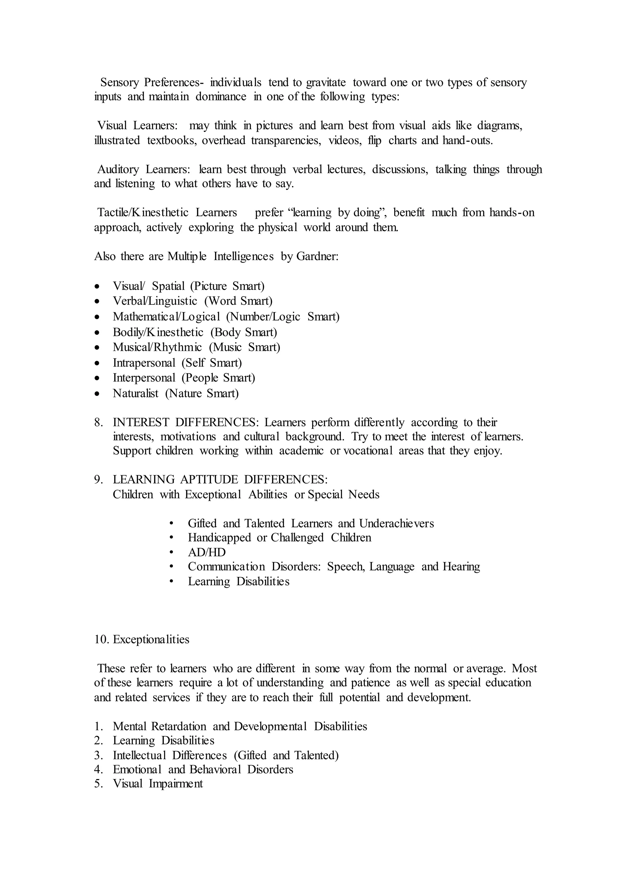 diversity (b.ed notes) COURSE 1 | DOCX