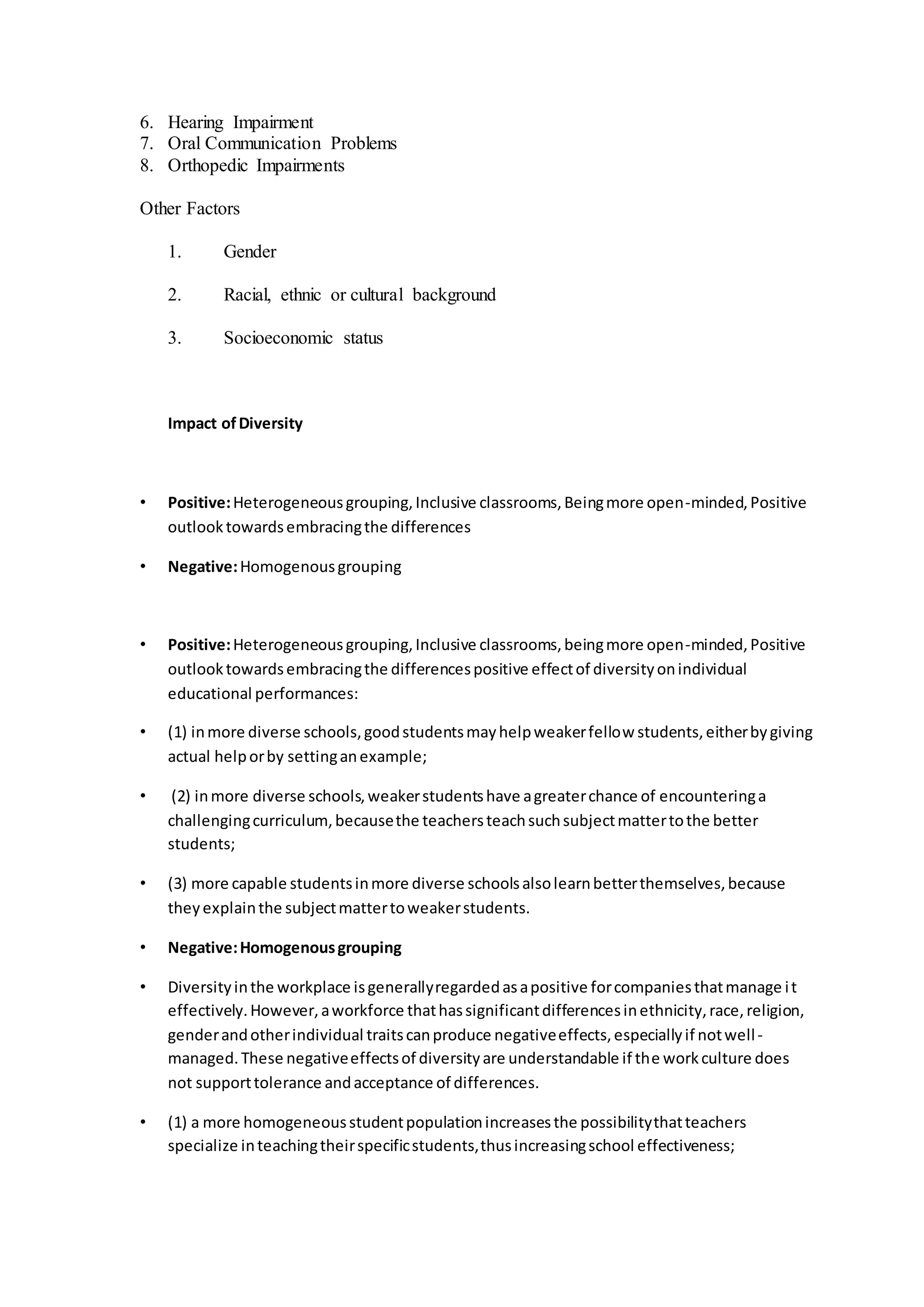 diversity (b.ed notes) COURSE 1 | DOCX