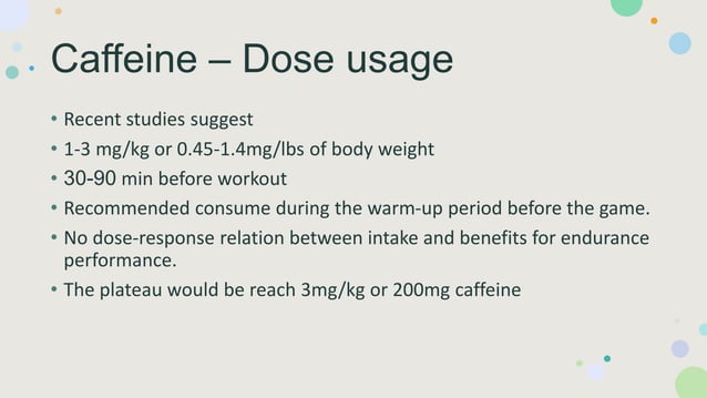 Ergogenic Aids in Sport Nutrition | PPTX | Chemistry | Science