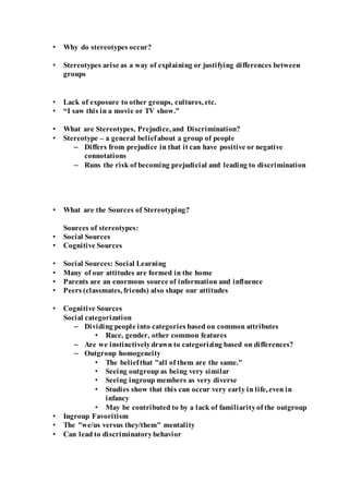 stereotyping (b.ed notes) pluralistic | DOCX