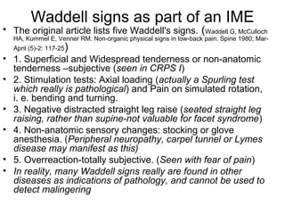 Course 23 malingering tests for court | PPT