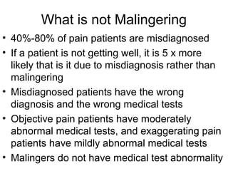 Course 23 malingering tests for court | PPT