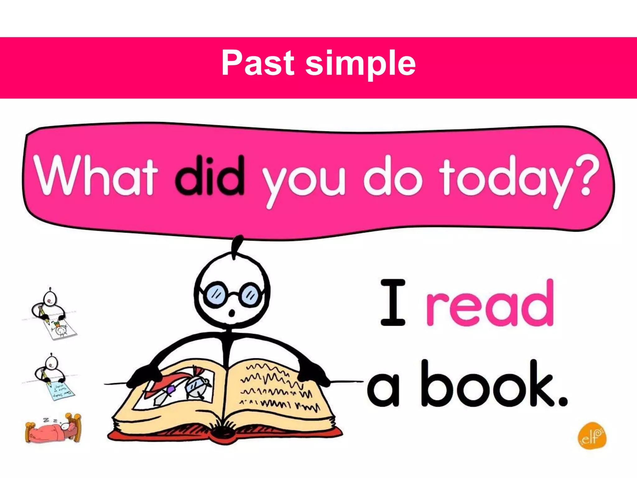 The simple past tense | PPTX