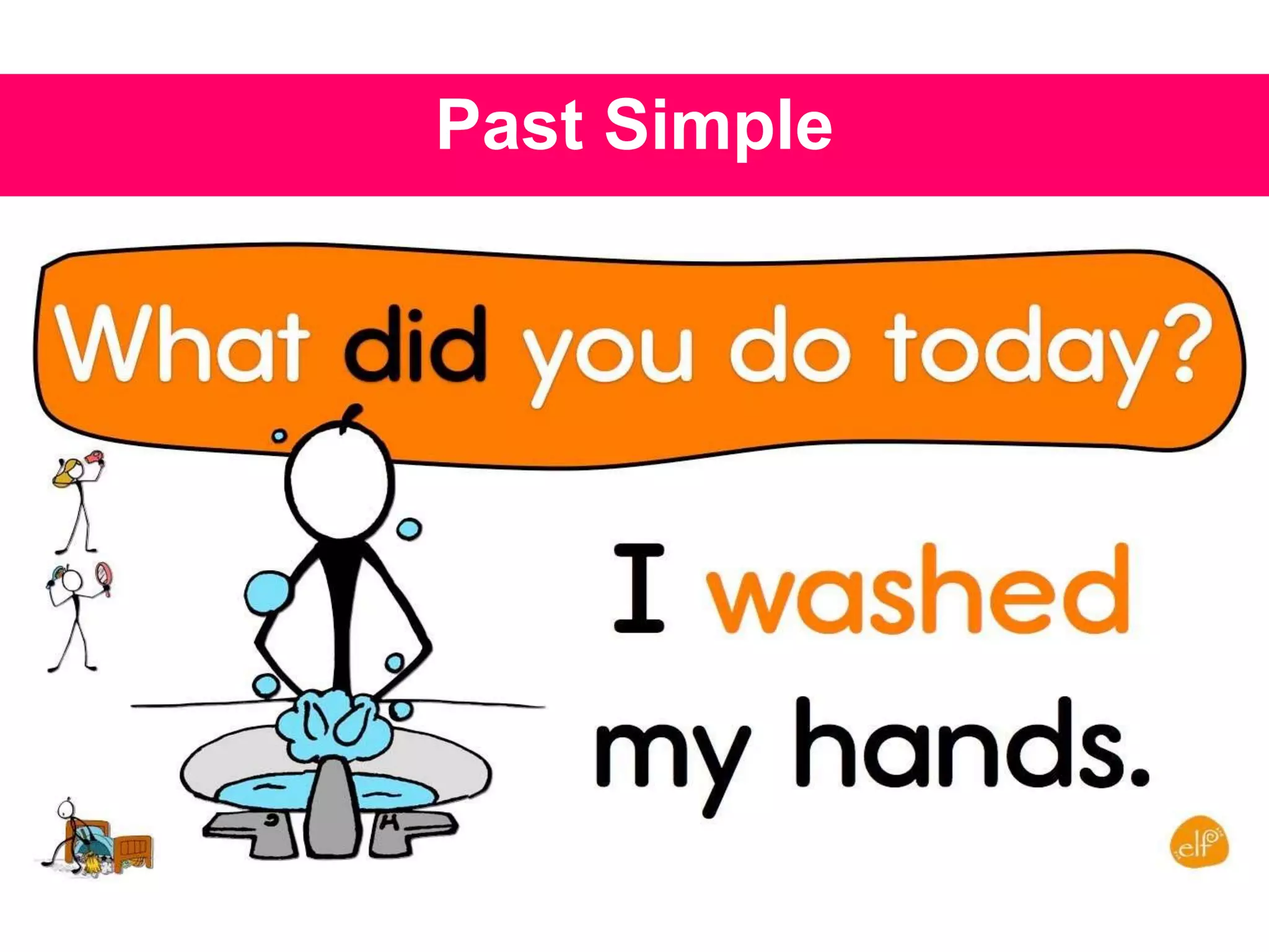 The simple past tense | PPTX