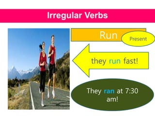 The simple past tense | PPTX