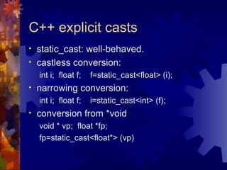 COURSE INTRODUCTION TO C++ PROGRAMMING LANGUAGE (CONTINUATION) | PPT